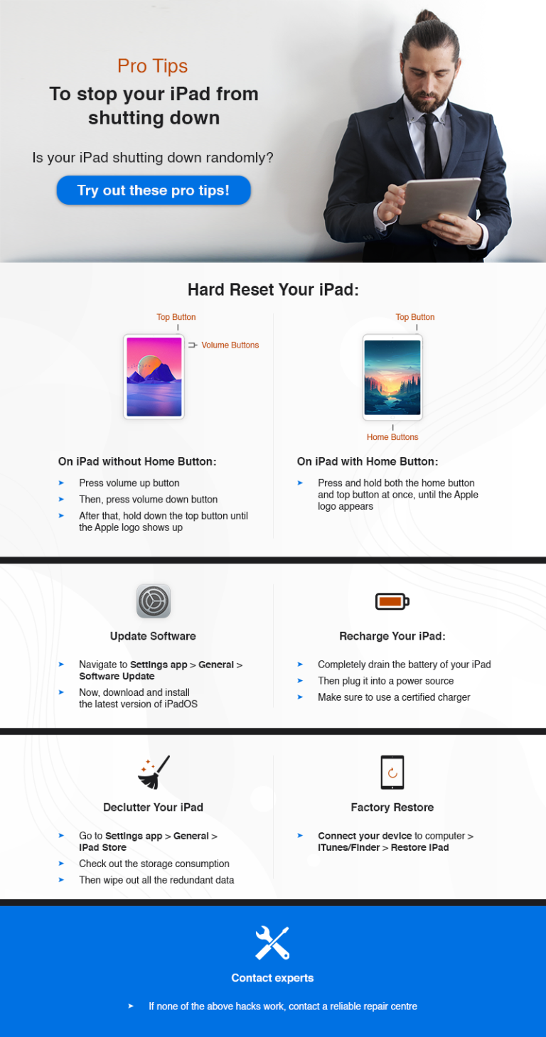 5 Tips to Stop Your iPad from Shutting Down Randomly - Rapid Repair